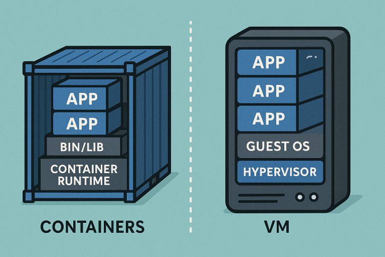 Containers vs Virtual Machines Explained - No-Ack.org